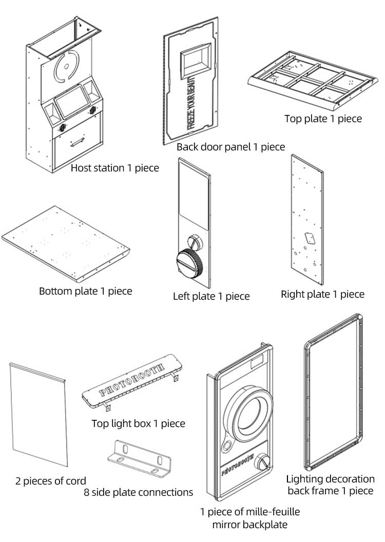 Shopping Mall Selfie Photo Booth Arcade For Sale - Funspace