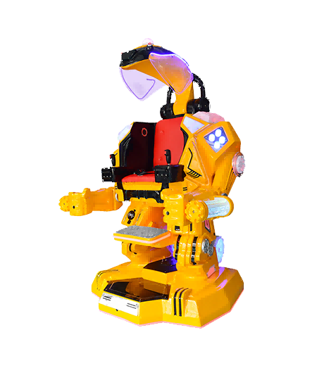Outdoor Playground Iron Man Robot Riding Funspace