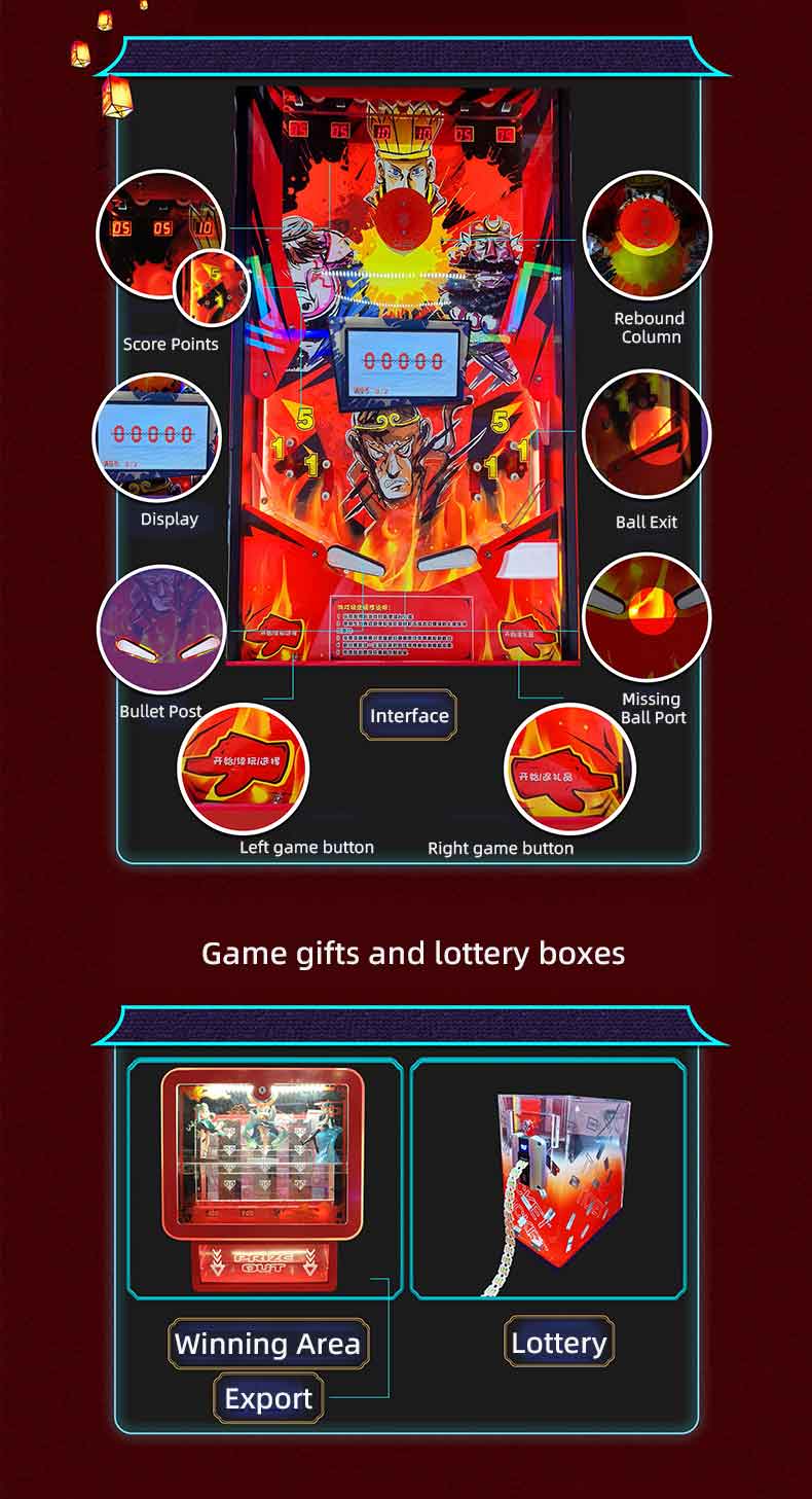 Monkey King Mini Pinball Machine - Funspace