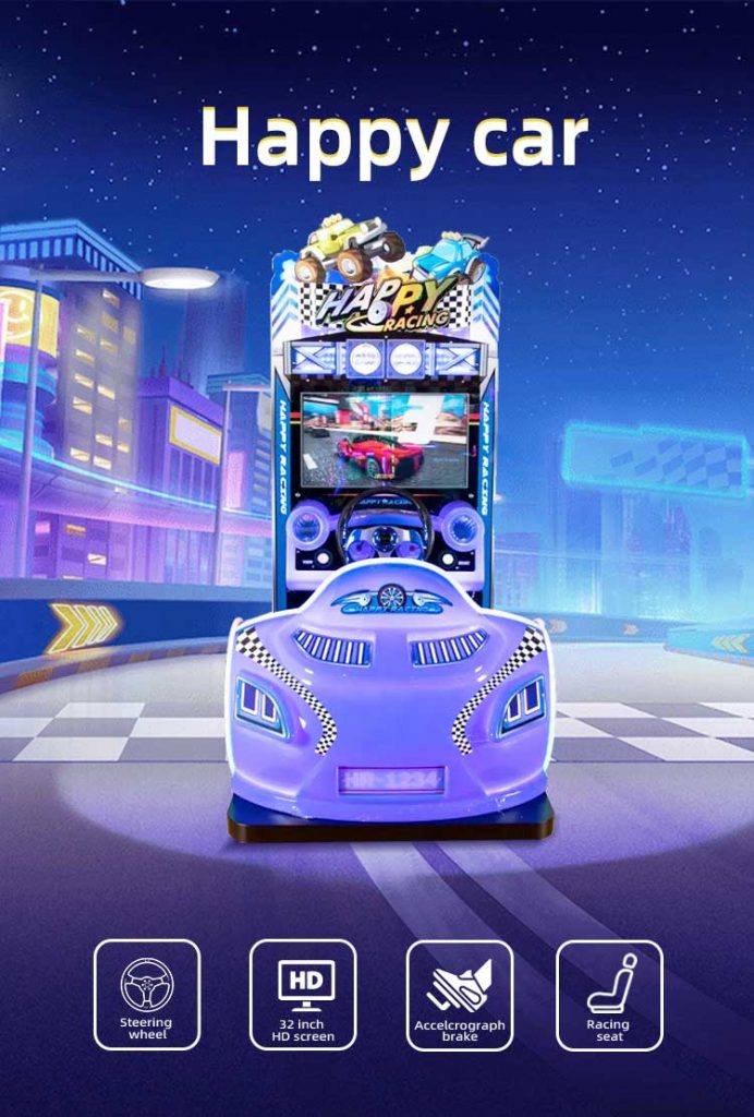 Happy Racing Car Racing Arcade Game Machines - Funspace