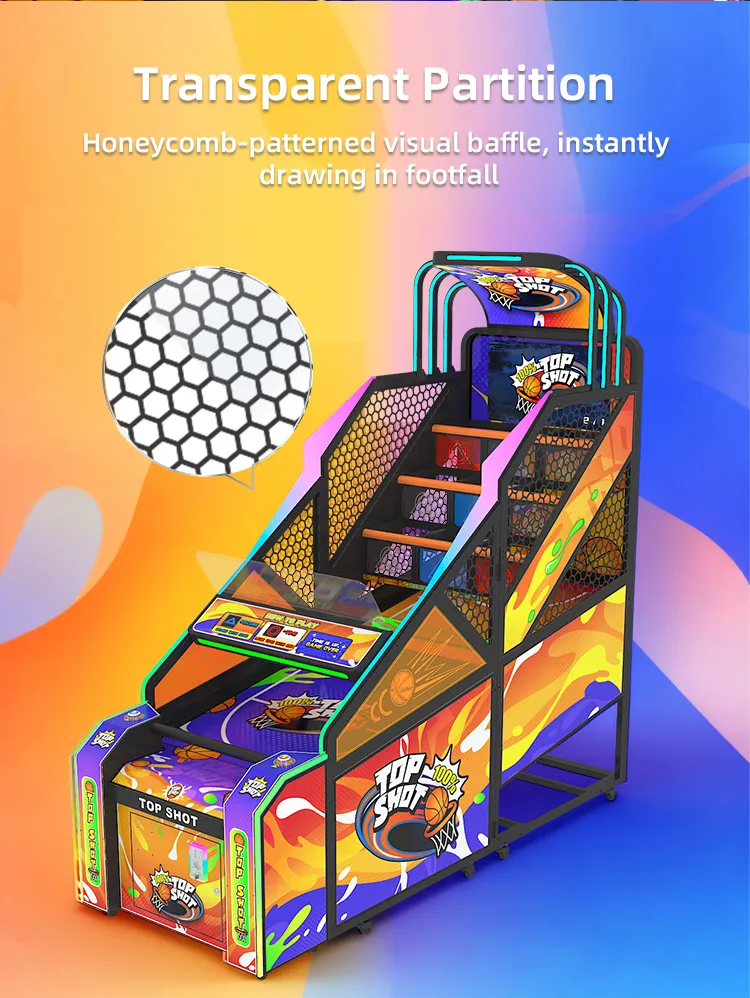 Top Shot Coin Operated Basketball Game Machine - Funspace