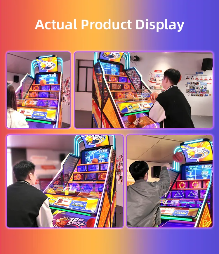 Top Shot Coin Operated Basketball Game Machine - Funspace