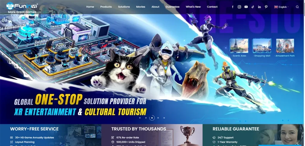 頂部 10 Virtual Reality Arcade Machine Supplier in China