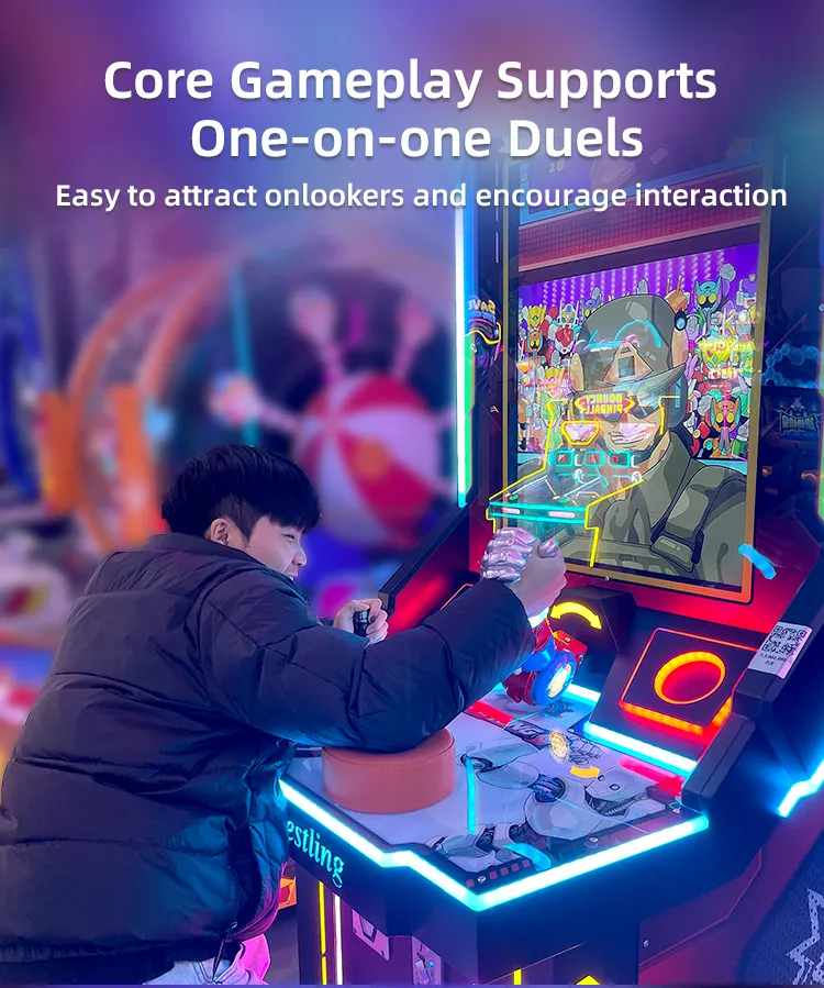 Force King Arm Wrestling Arcade Strength Tester Machine