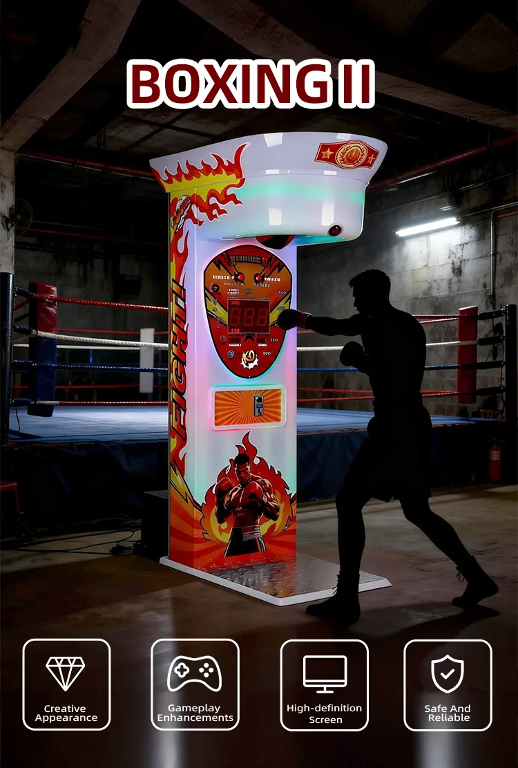 Black King II Punching Bag Game Machine