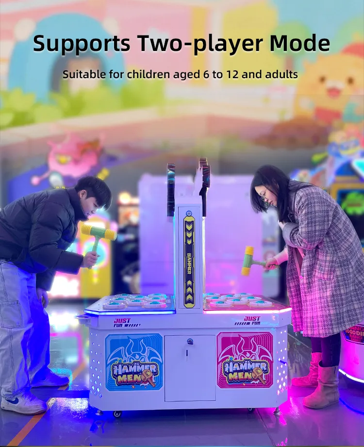 Hammer Men Whac A Mole Arcade Game Machine - Spazio divertimento