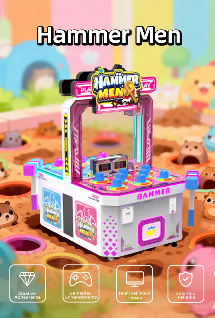Hammer Men Whac A Mole Arcadespelmachine - Leuke ruimte