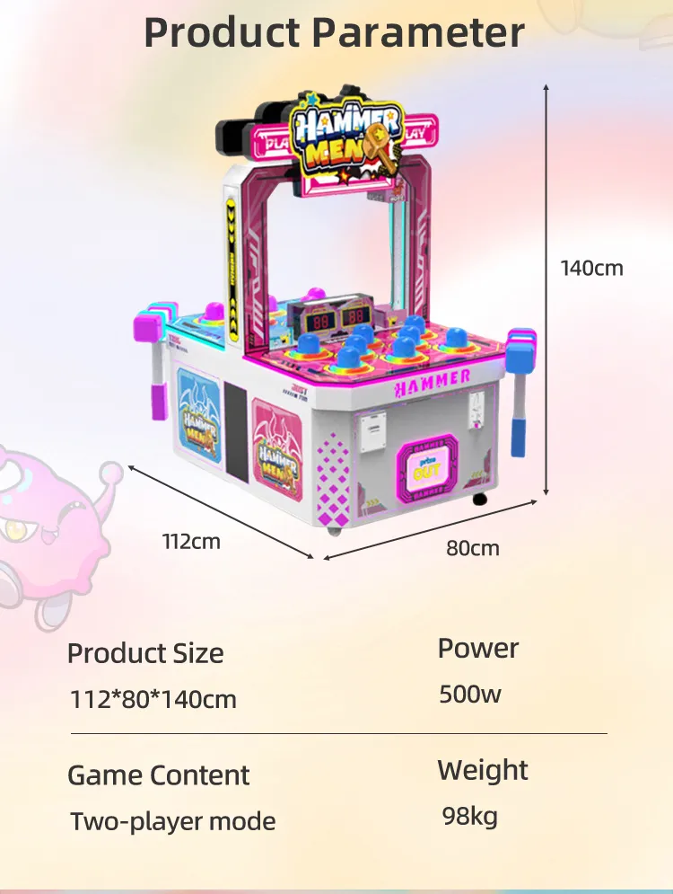 Hammer Men Whac A Mole Arcadespelmachine - Leuke ruimte